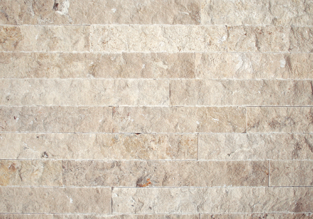 Travertin beige Verblender Riemchen 61x15,2x2-2,5 cm